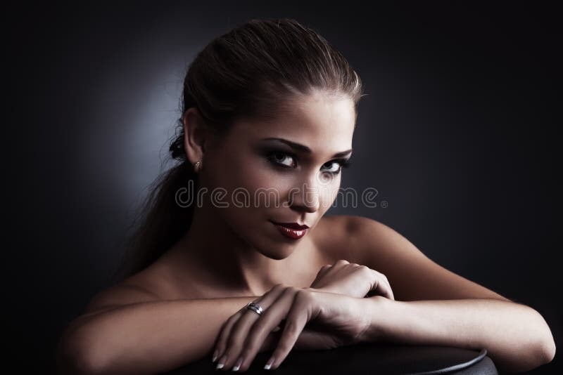 Glamourous woman stock image. Image of blonde, portrait - 11368051