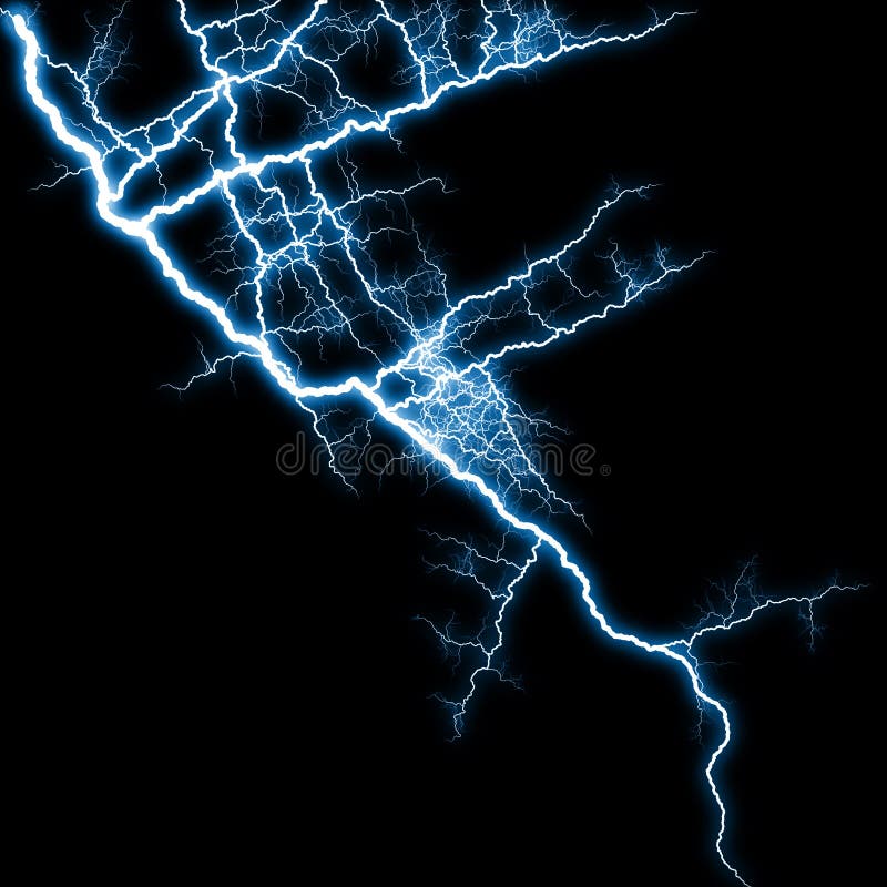 Witte Glanzende Bliksem. Vector. Stock Illustratie - Illustration of ...