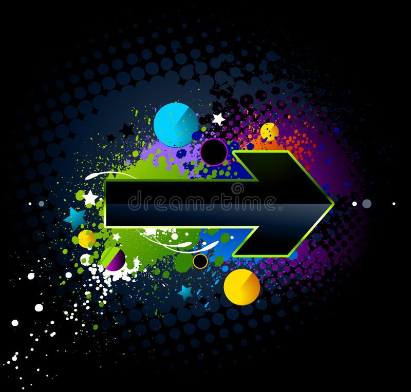 Glanzende Netpijl Met Glare Spots Vector Illustratie - Illustration of ...