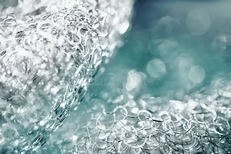 Glare Abstract Background. Tangled Wire Close-up. Blurred Texture ...