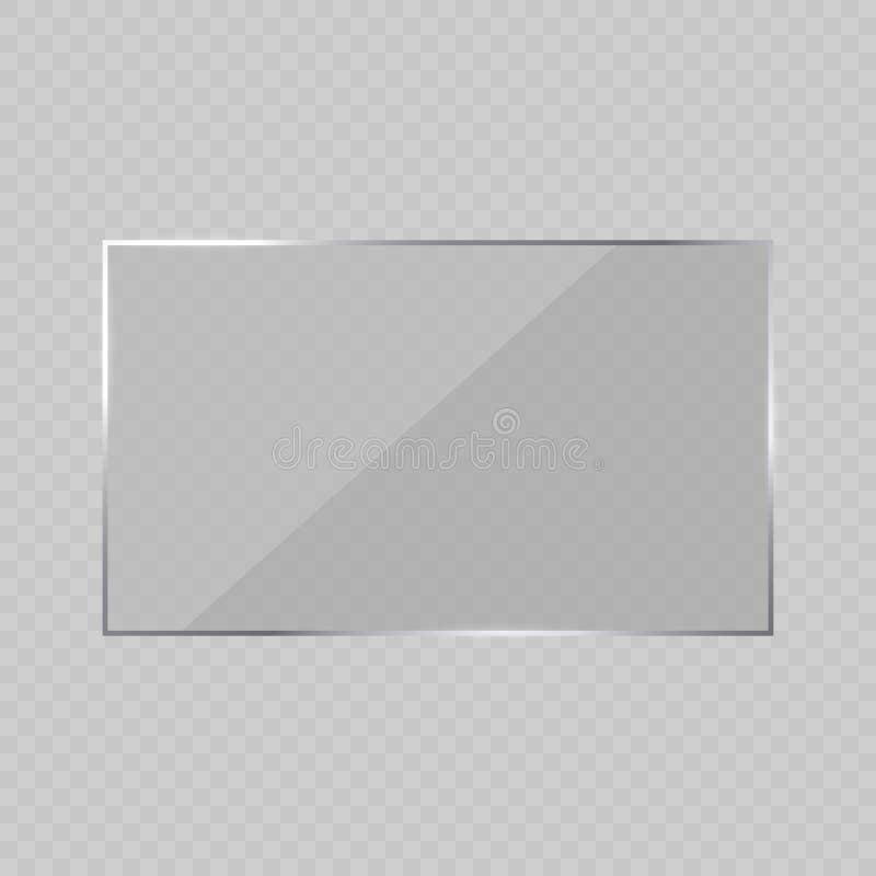 Glare Glass Frame . Vector Illustration Stock Illustration ...