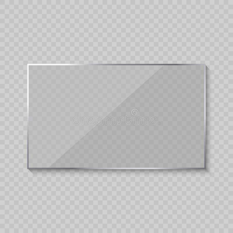 Glare Glass Frame . Vector Illustration Stock Illustration ...