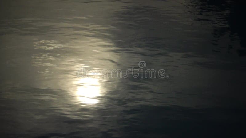 Glare of the Sun, Reflection of the Sun`s Rays in the Water in the Red ...