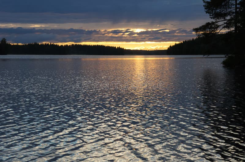 The glare of sunset stock photo. Image of night, gray - 52498520