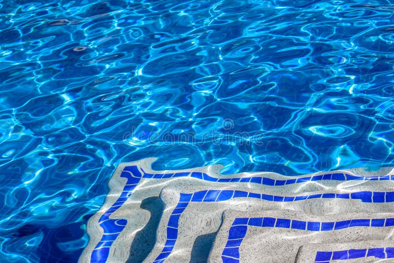 Bright Water Surface in the Pool Stock Photo - Image of color ...