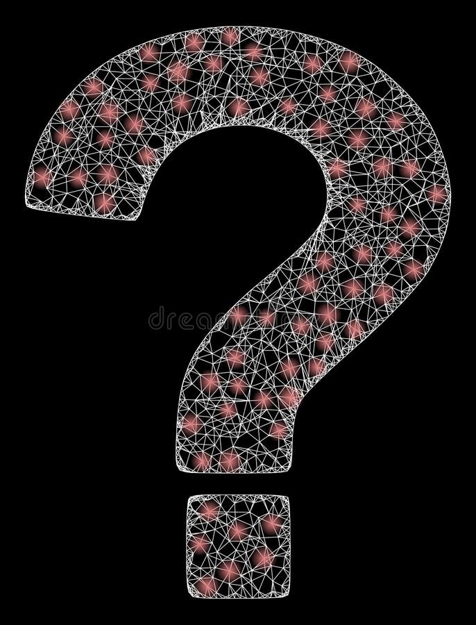Network, and question mark stock illustration. Illustration of ideas ...