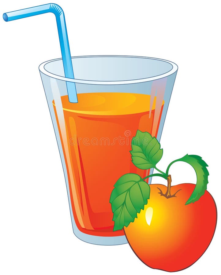 Glas Apfelsaft Stock Illustrationen, Vektoren, & Kliparts - 434 Stock ...