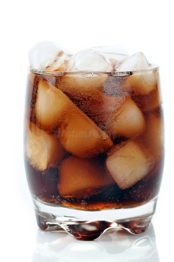 Soda Cola Isolated with Clipping Path Stock Photo - Image of studio ...
