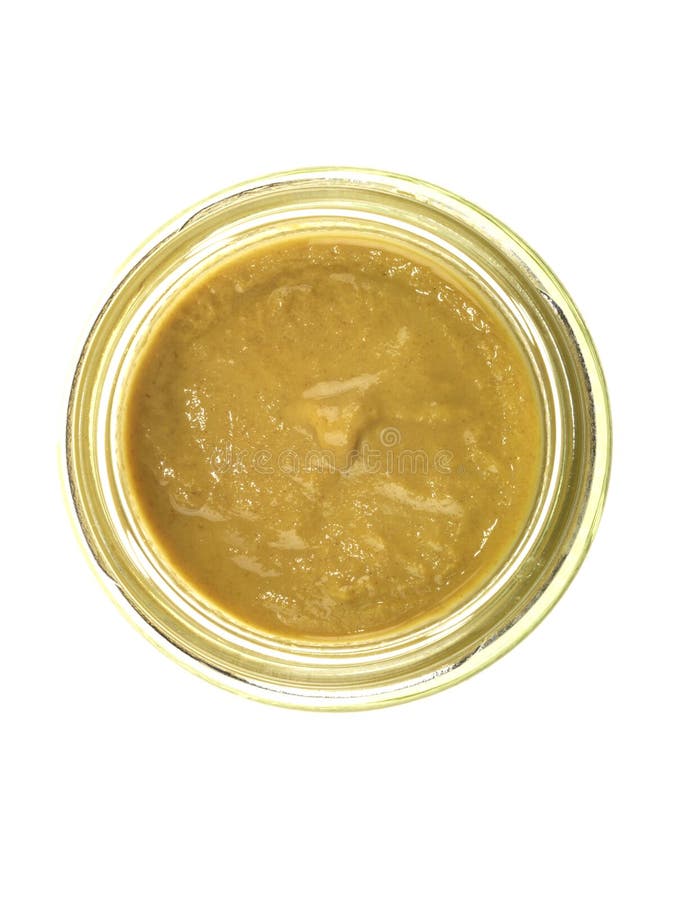 Glas englischer Senf stockbild. Bild von würze, glas - 34974963