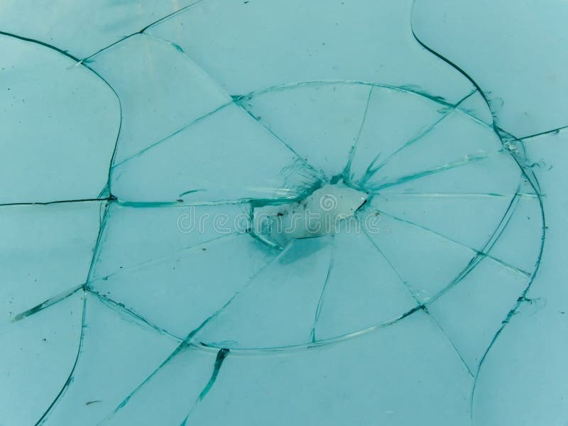 Glas gebrochen stockbild. Bild von sprünge, beschaffenheiten - 12954331