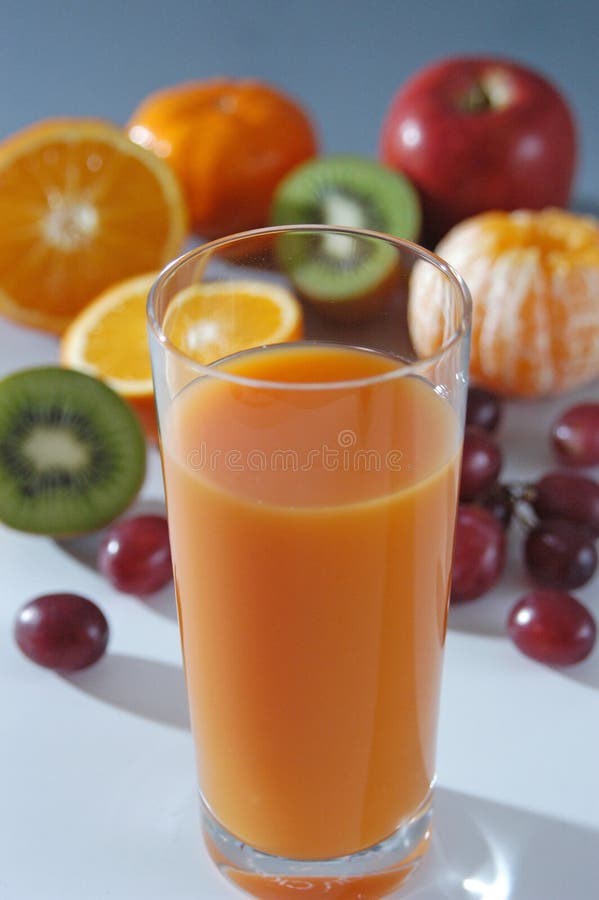 Glas Saft stockfoto. Bild von orange, gesund, getränk - 5827126
