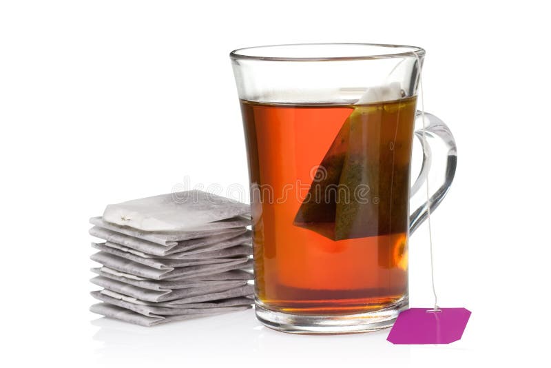 Glas Thee stock afbeelding. Image of transparant, niet - 12836289