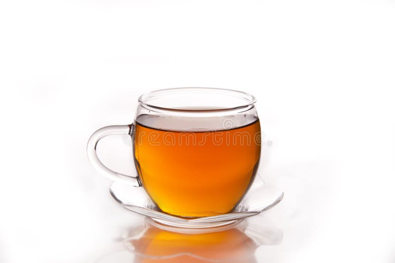 Glas thee stock afbeelding. Image of aroma, china, middag - 22749893