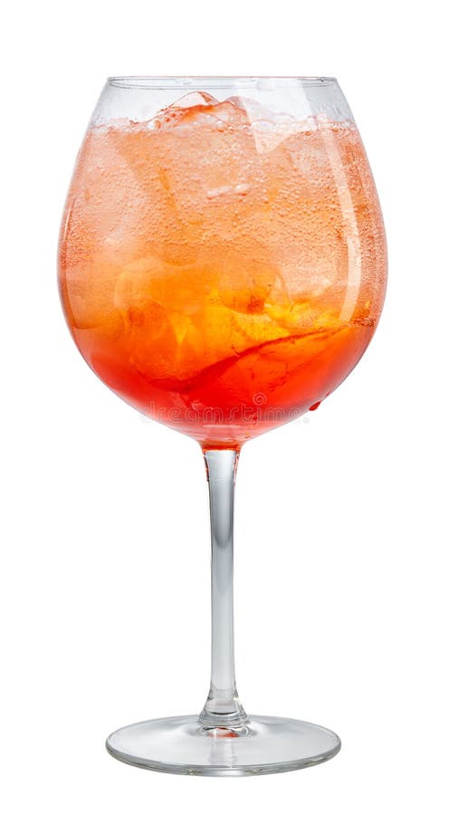 Glas Van Aperol Spritz Cocktail Stock Afbeelding - Image of partij ...