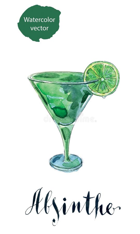 Glas Wermut. vektor abbildung. Illustration von wermut - 15013294