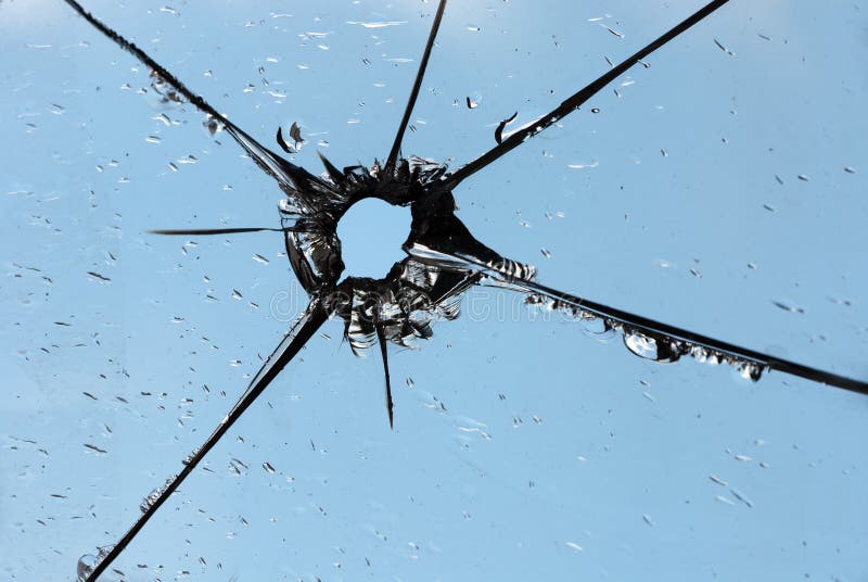 Glasbruch stockbild. Bild von verbrechen, einbruch, gezackt - 30799445