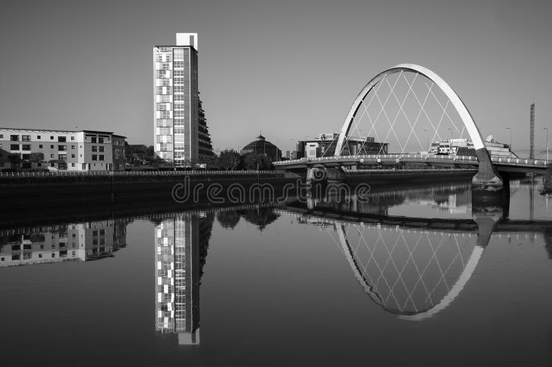 Glasgow Arc Bridge Over the River Clyde, less Formally Know As Squinty ...