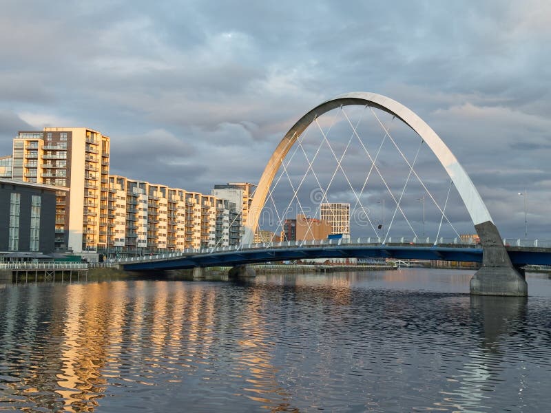 Glasgow Arc Bridge Over the River Clyde, less Formally Know As Squinty ...