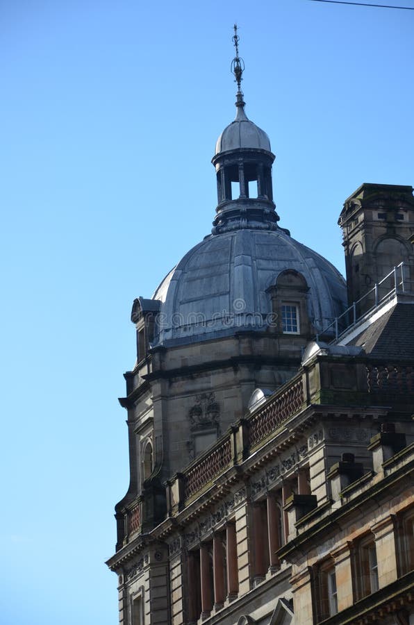 Glasgow architecture stock photo. Image of central, square - 64872704