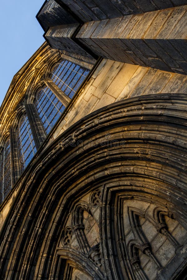 Glasgow Cathedral Abstract Angle Stock Image - Image of worship, gothic ...