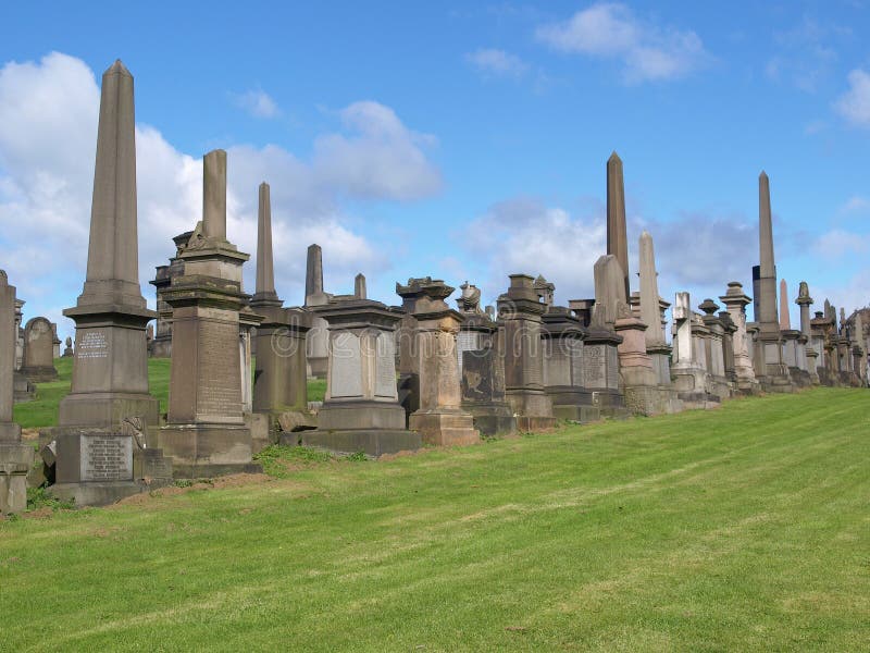 Necropolis in Glasgow stock photo. Image of death, scotland - 121557728