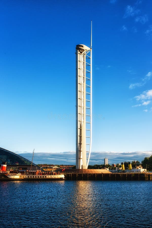 Glasgow Science Tower editorial stock photo. Image of observation ...