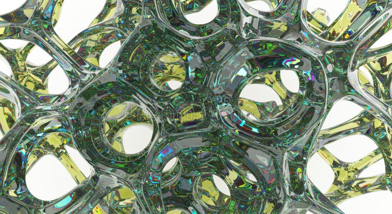 Glass Abstractions with Play of Light Create the Effect of Chromatic ...