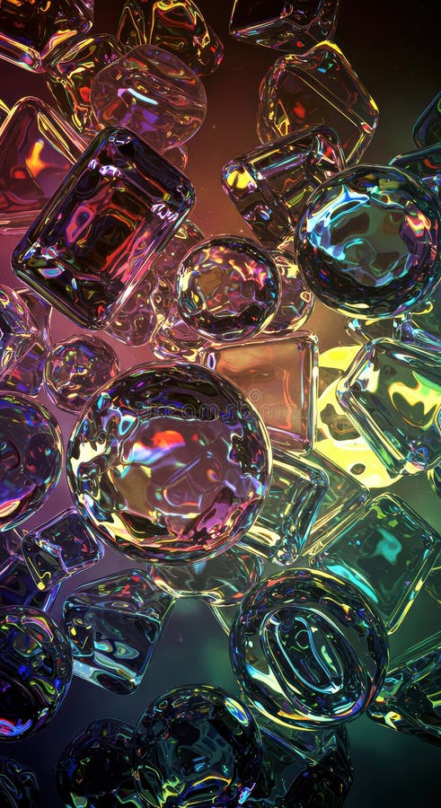 Glass Abstractions with Play of Light Create the Effect of Chromatic ...