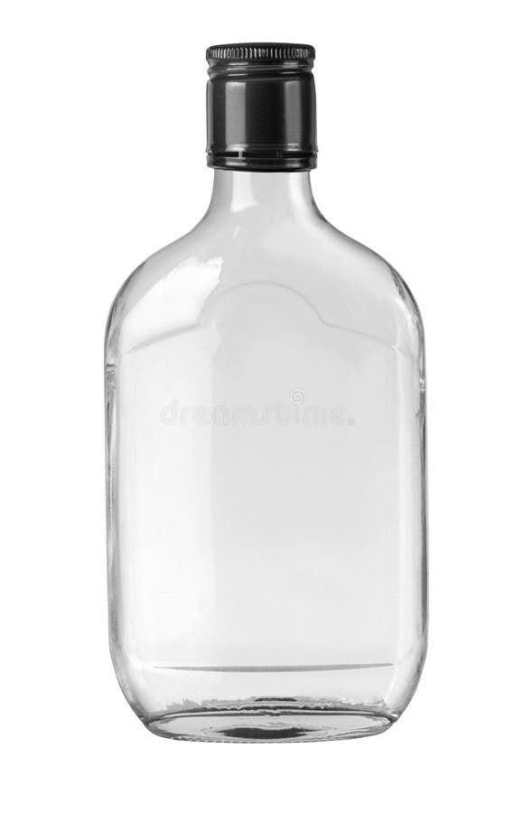 Glass alcohol flask stock photo. Image of brand, object - 265059958