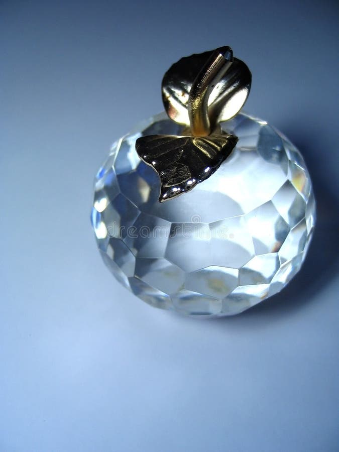 Glass apple stock image. Image of shape, fruit, round, transparent - 259721