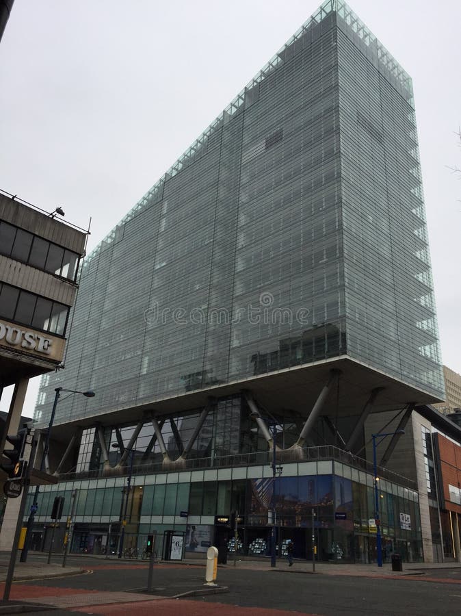 Glass Architecture in Manchester Editorial Image - Image of present ...