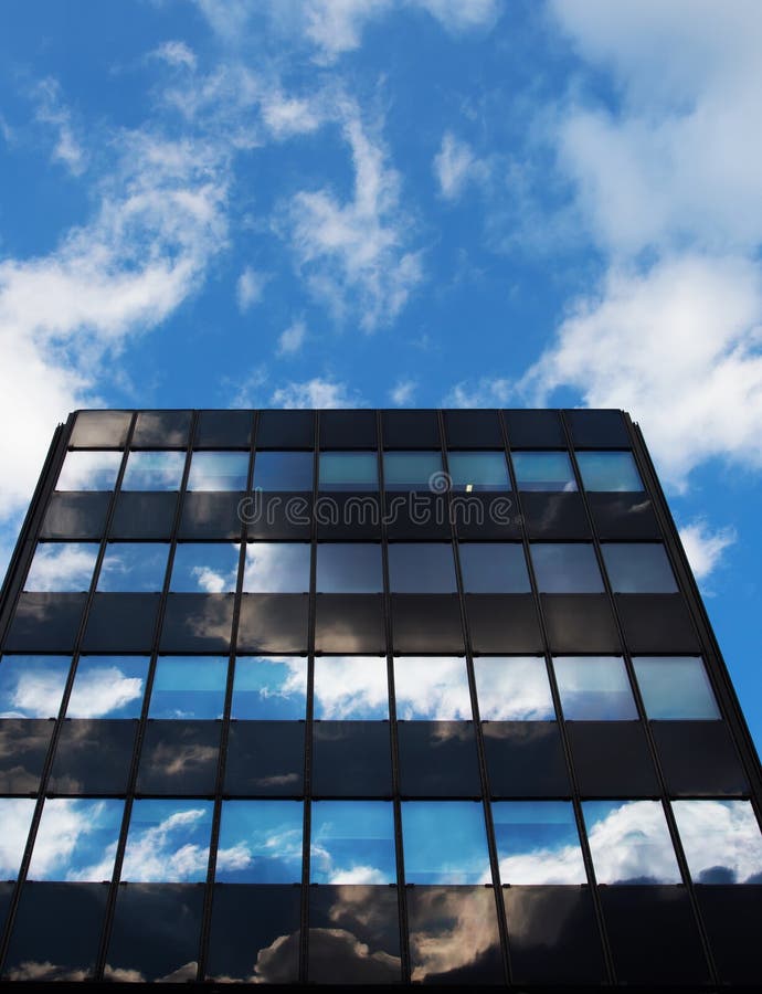 Glass Architecture and Reflection of the Sky Und Cloud Stock Image ...