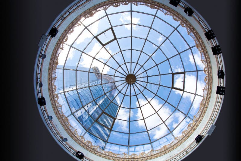 Glass architecture stock image. Image of blue, center - 31955935