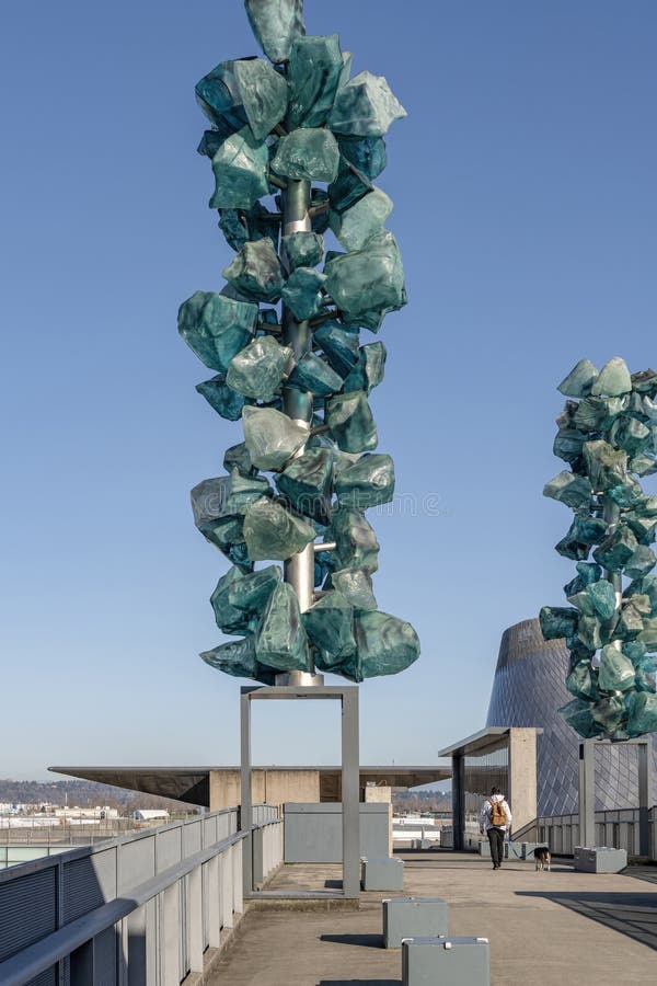 Glass Art in Tacoma Washington State Editorial Stock Image - Image of ...