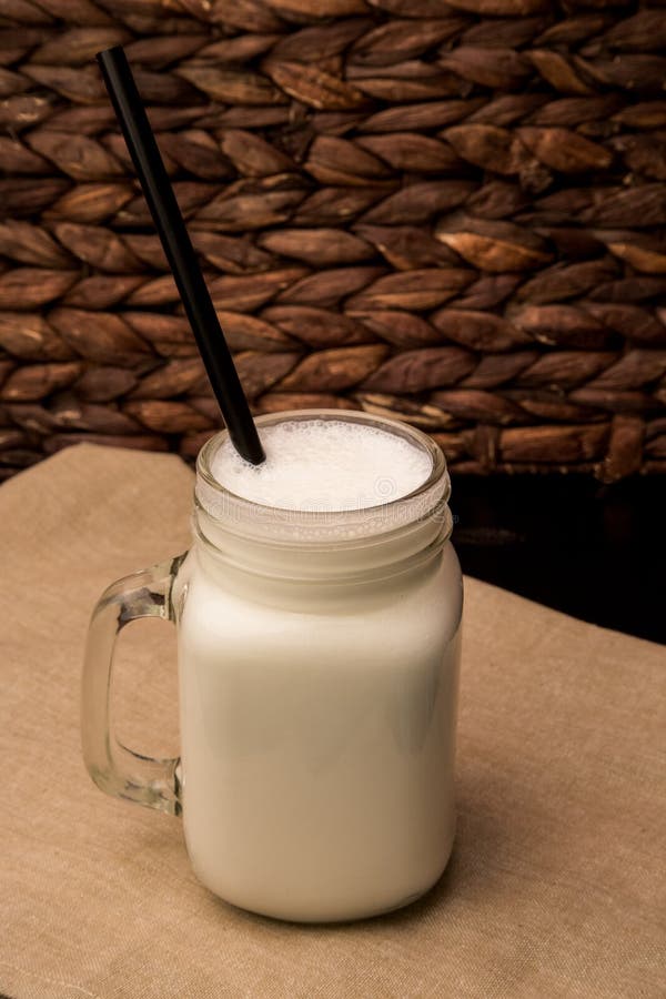 A glass of Ayran stock photo. Image of yogurt, milk, traditional - 89091178
