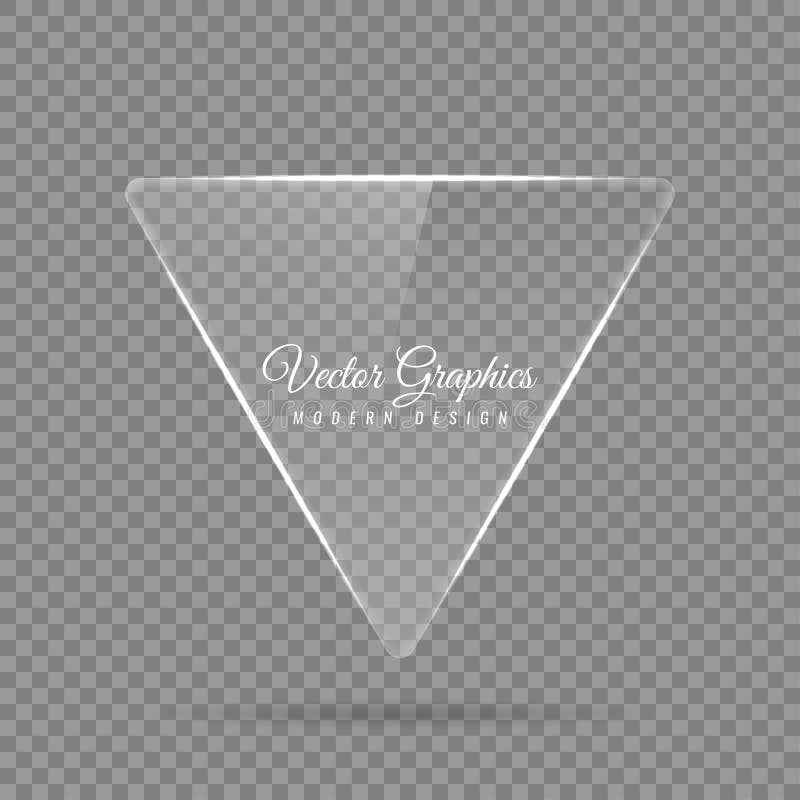 Glass Banner. Transparent Geometric Shapes. Stock Vector - Illustration ...