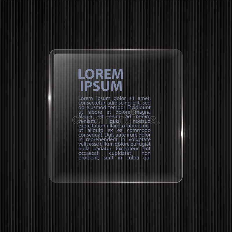 Glass Banners, Set Off Infographic Templates Stock Vector ...