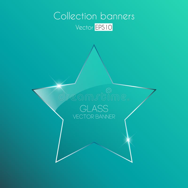 Glass banners stock illustration. Illustration of place - 82594374