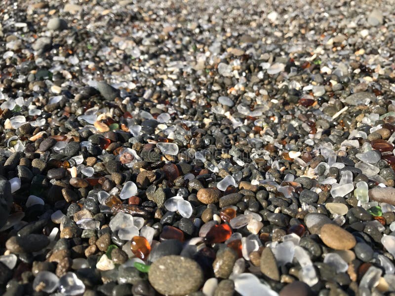 Glass Beach stock photo. Image of california, rocks, background - 85447364