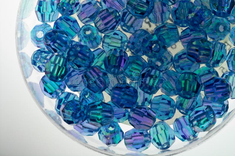 Glass beads (1) stock image. Image of necklace, closeup - 1522711