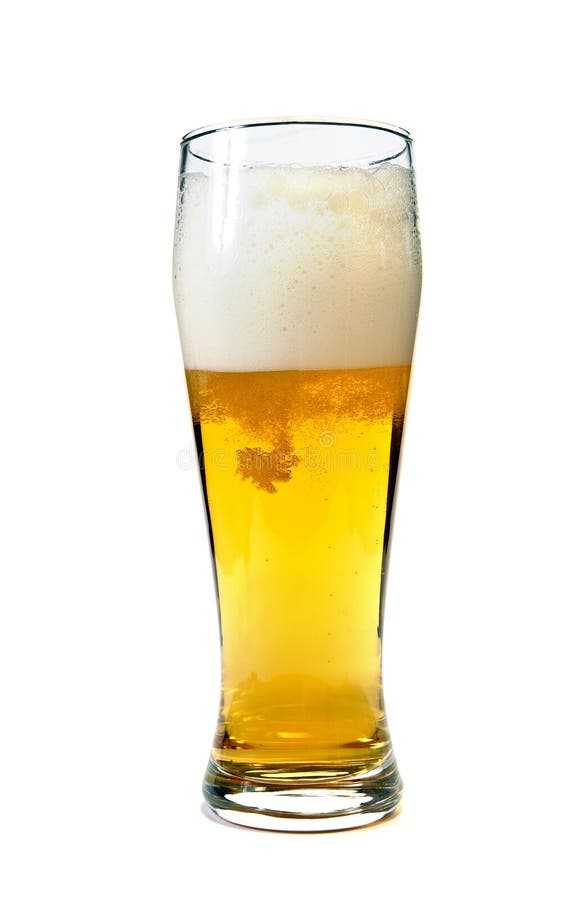 Foaming glass of beer stock image. Image of liquid, life - 5260019