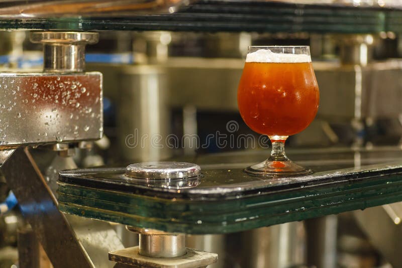 Glass of Beer at the Brewery Stock Photo - Image of glass, craft: 91607718