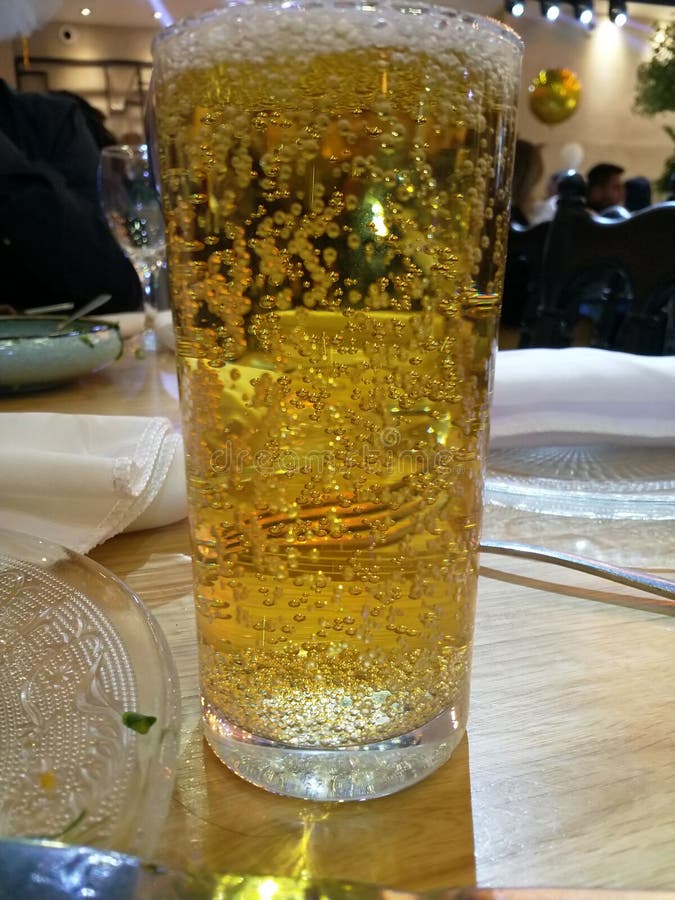 Glass of beer stock image. Image of sparkling, beer - 135948755