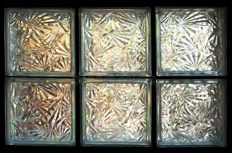 Glass Block Crystal Silhouette Full Frame Stock Image - Image of ...