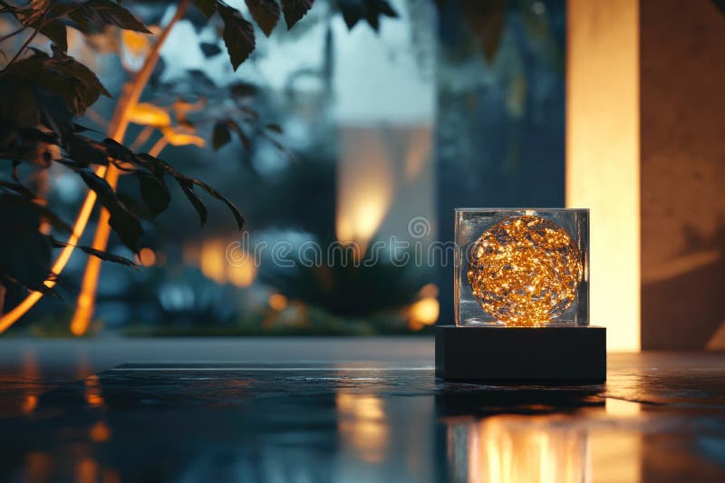 Glass Block Glowing Light Inside Stock Photos - Free & Royalty-Free ...