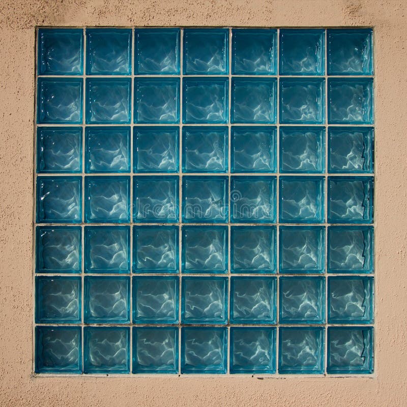 Glass Block Wall stock image. Image of light, mirror - 24770169