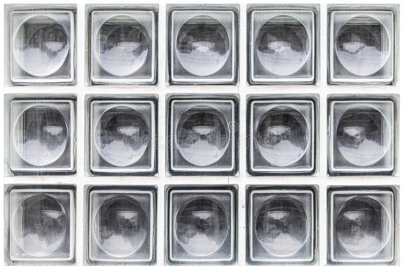 White Glass Block Wall Seamless Background and Texture Stock ...