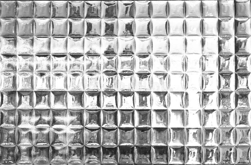 Glass Block Wall Texture Background with Reflection Stock Image - Image ...