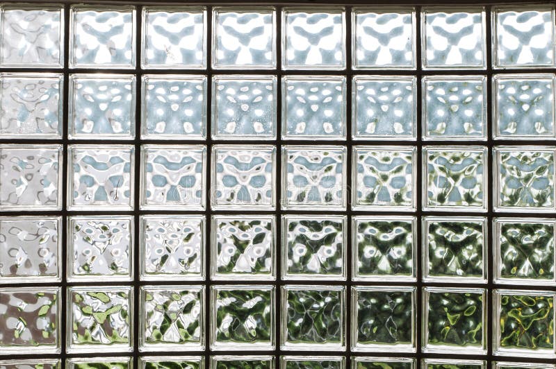 Glass block walls stock image. Image of lines, pattern - 27308225