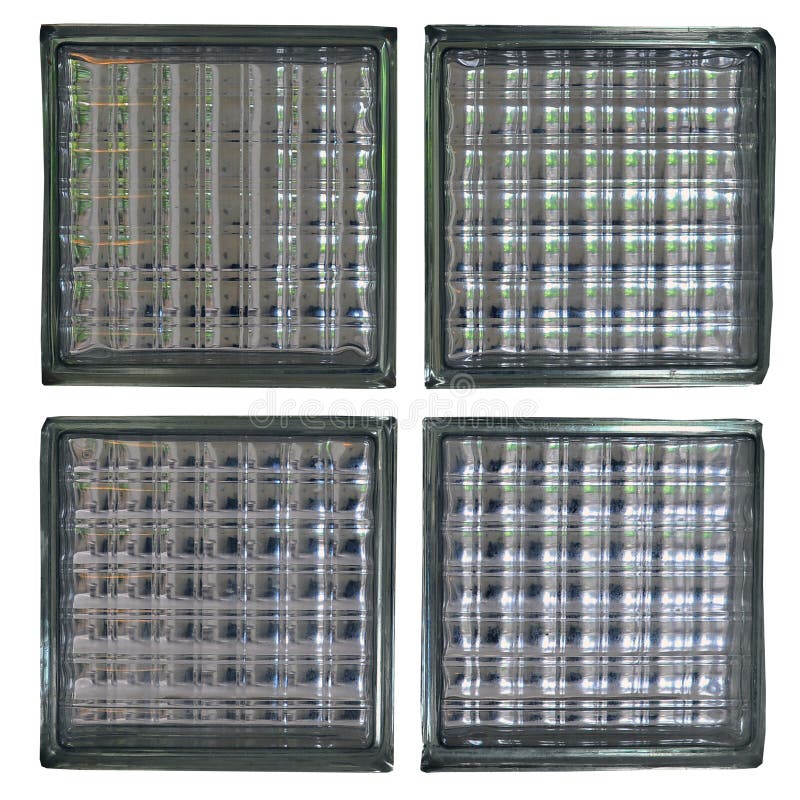 Glass block wall stock image. Image of glass, grid, exterior - 39095863